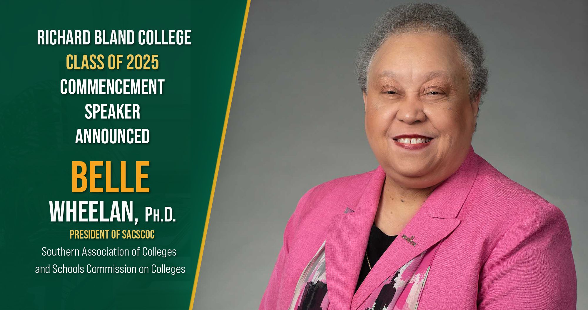 RBC Announces 2025 Commencement Speaker | Richard Bland College